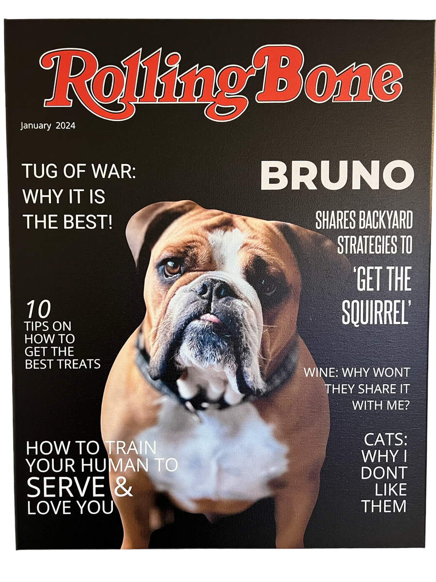 Rolling Bone Magazine Cover 16x20 Canvas – HSTORM Printing